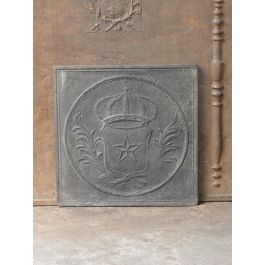 Plaque de Cheminée 'Armes de France' n6721 | Plaque-de-cheminee.fr